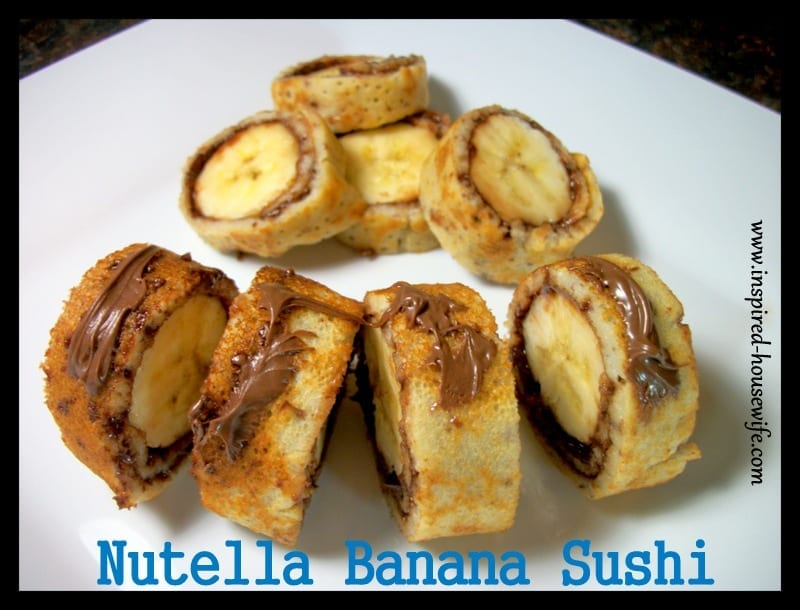 Nutella Banana Sushi