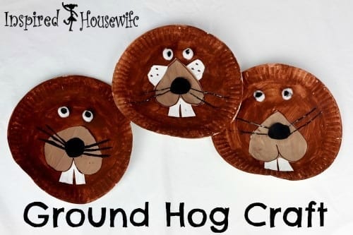 ground-hog-paper-craft-2 | Inspired Housewife